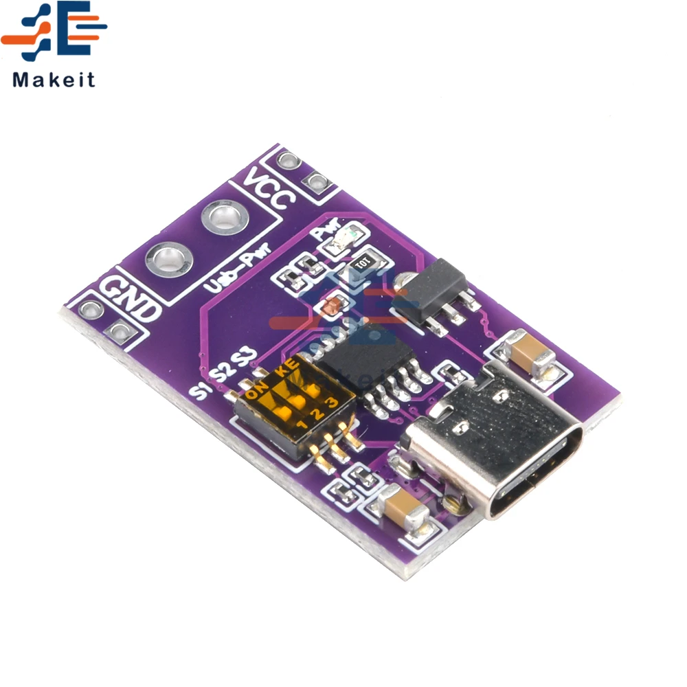 Usb C Pd Trigger Module Dc-dc Qc Trigger Power Bank Module Breakout ...