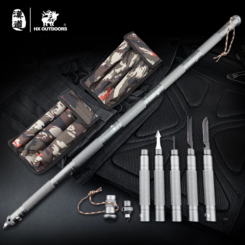 Walking-Stick-Outdoor-Sports-Camping-Hiking-Survival-Tool-Woman-Self ...