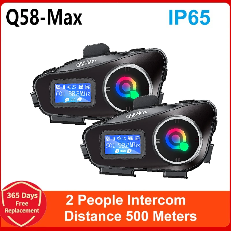 Q58-Max-intercomunicador-Bluetooth-para-casco-de-motocicleta ...