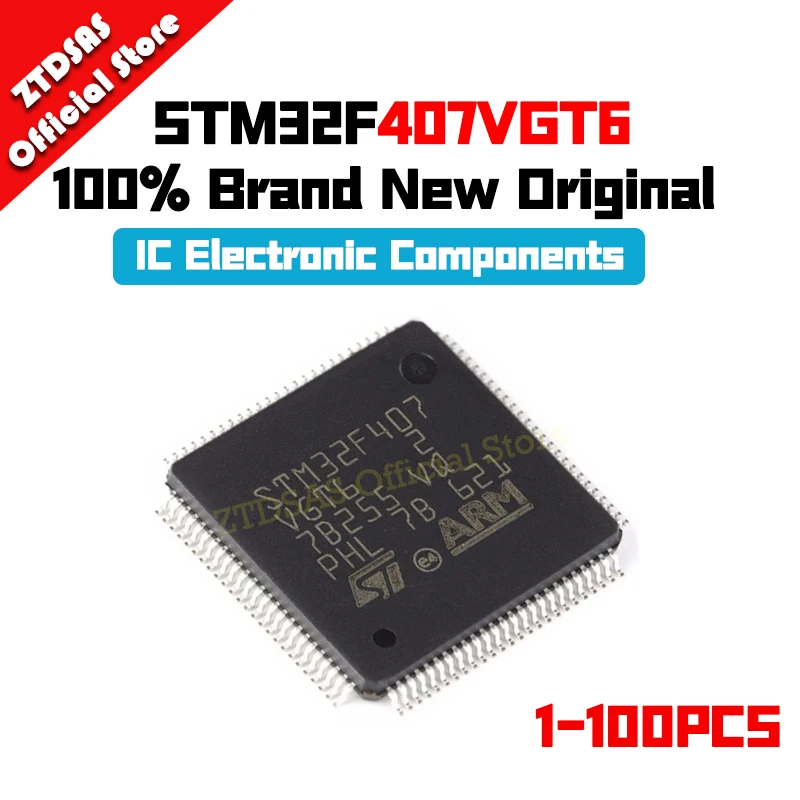 STM32F407VGT6 STM STM32 STM32F STM32F407 STM32F407V STM32F407VG IC MCU LQFP-100