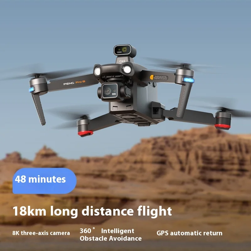 The New S810 Professional Drone Obstacle Avoidance 18-Kilometer High ...