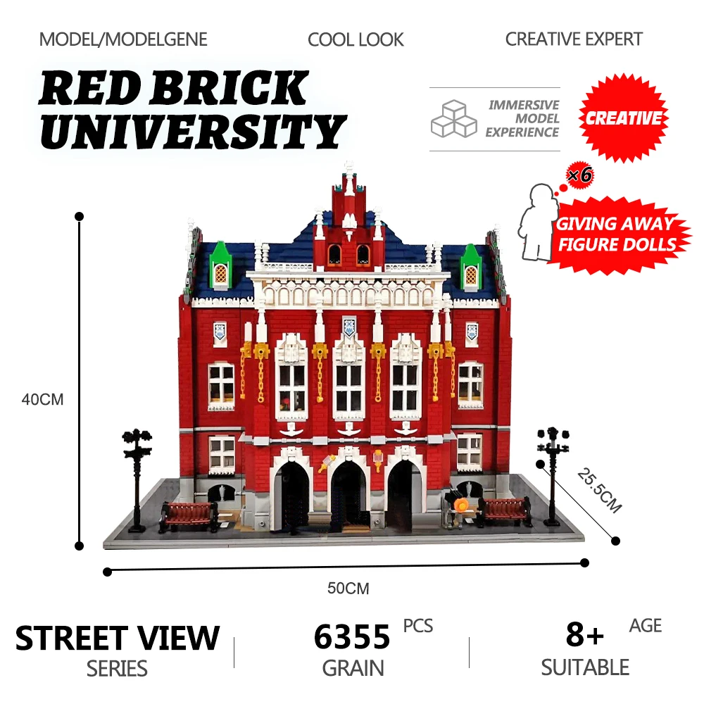 The-Red-Brick-University-MOC-Street-View-City-Series-Model-Building ...