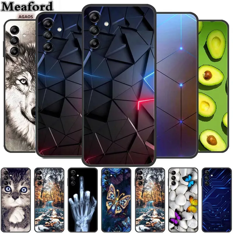 For Samsung Galaxy A34 5G Case Animals Soft Silicone TPU Phone Back ...