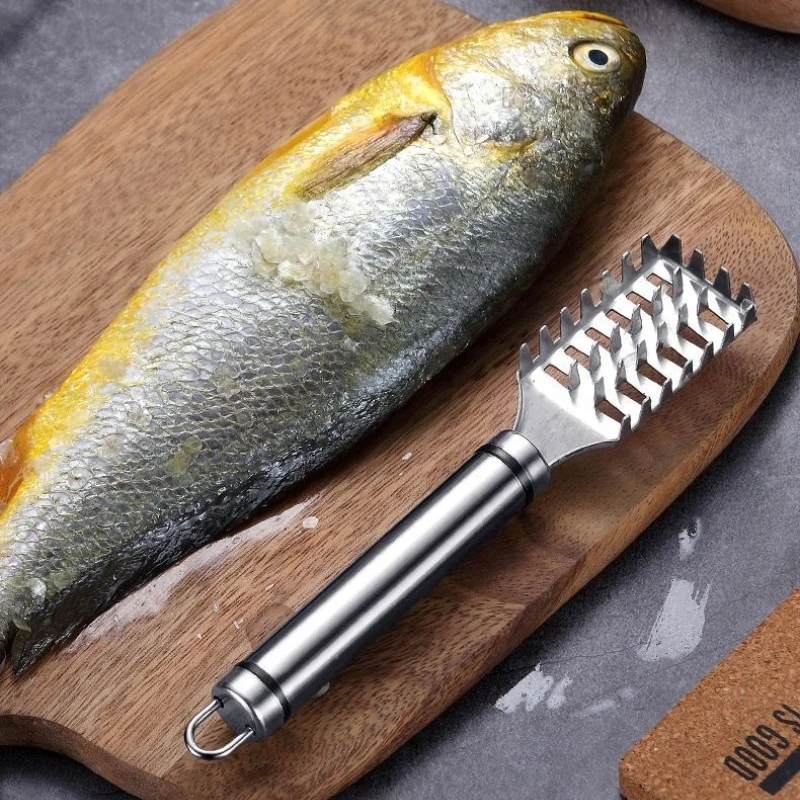 Stainless-Fish-Scales-Scraping-Graters-Fast-Remove-Fish-Cleaning-Peeler ...