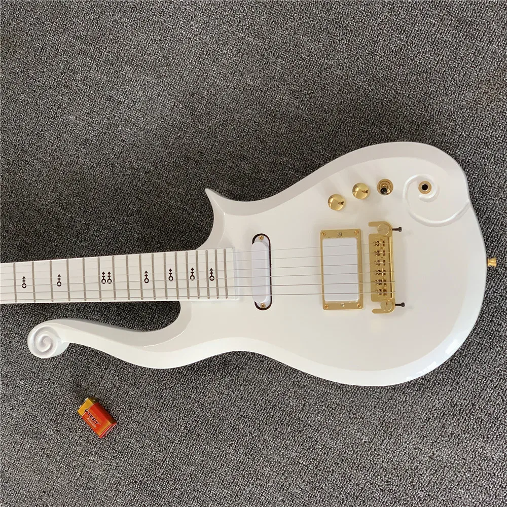 Prince-Cloud-guitar-Classical-Electric-Guitar-sperm-Symbol-inlays ...
