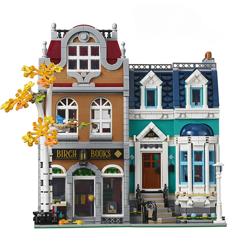 With MINI Figures Bookshop Toy Bookstore Architecture City StreetView ...