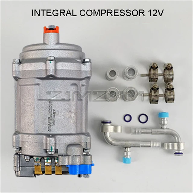 A/c 12v 24v Electric Compressor Set New Energy Modified Electric ...
