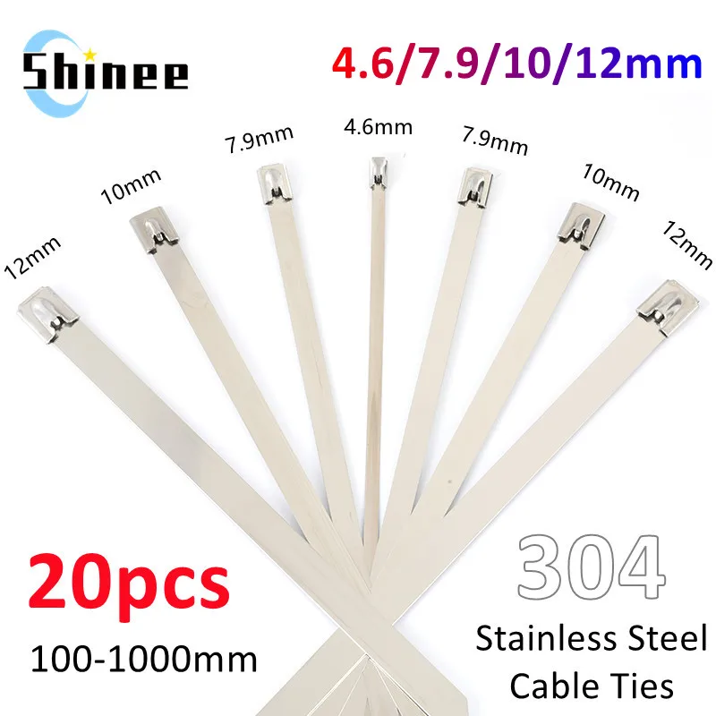 Bridas de Cable de Metal de acero inoxidable, envoltura de escape ...