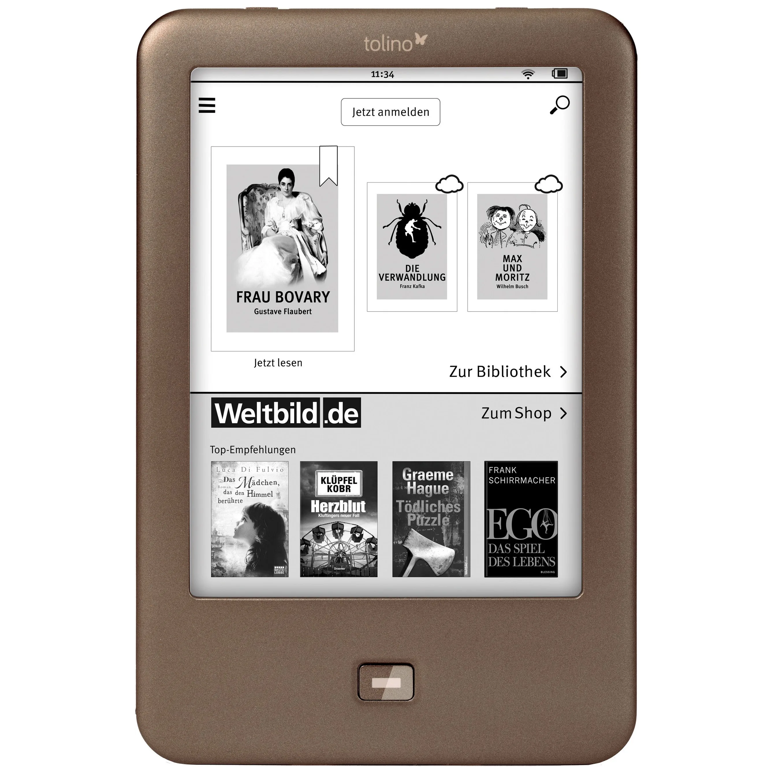 Tolino Shine/page eReader 212PPI ebook 6 pulgadas precio bajo kindle ...