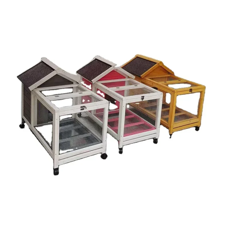 Modern-Sustainable-Solid-Wood-Pet-Cage-Outdoor-Chicken-Coop-Rabbit-Cage ...