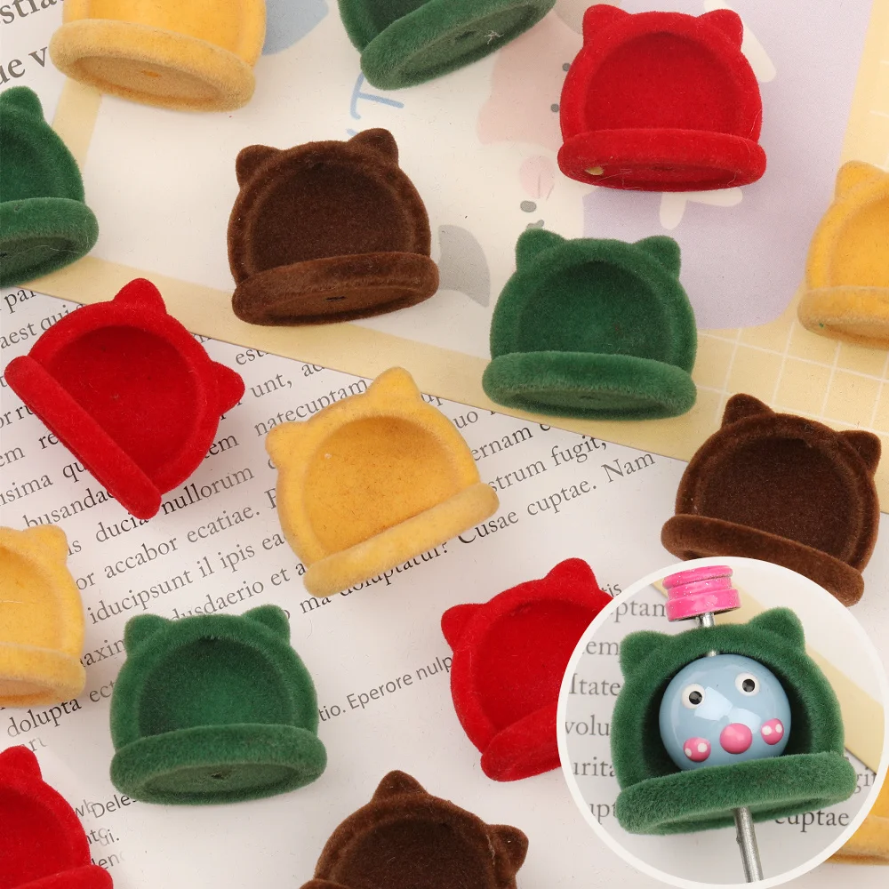 Cordial-Design-100Pcs-23-28MM-Acrylic-Bead-Box-Shape-Hand-Made-Flocking ...