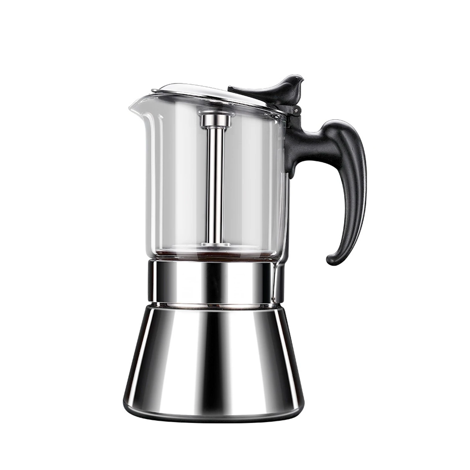 LFGB-Certificate-304-Stainless-Steel-High-Borosilicate-Glass-240ml-Moka ...