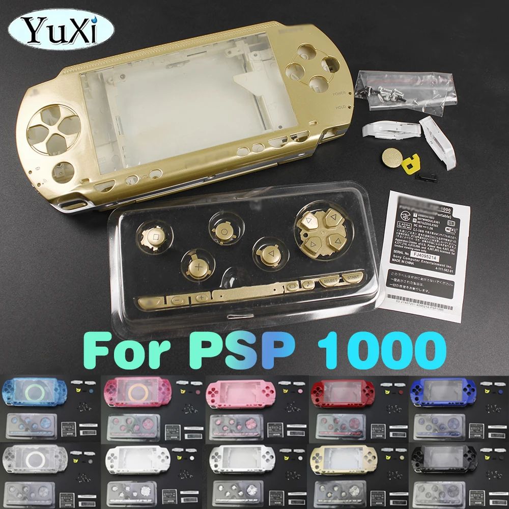 Full-Housing-Shell-Cover-Case-For-PSP-1000-Full-Button-Screws-Label ...