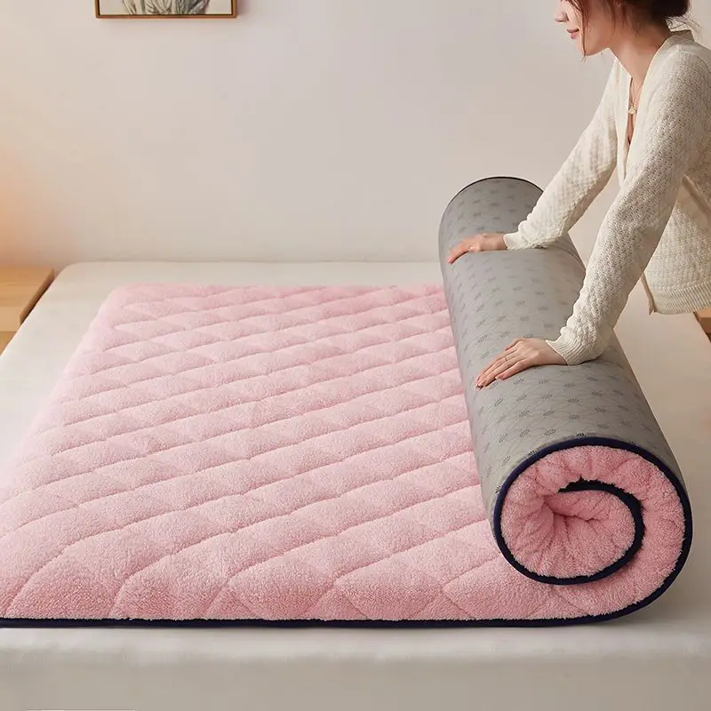 Bed-Mattress-Thickness-Bedding-Mat-Tatami-Mat-Winter-Warm-Thick-Soft ...