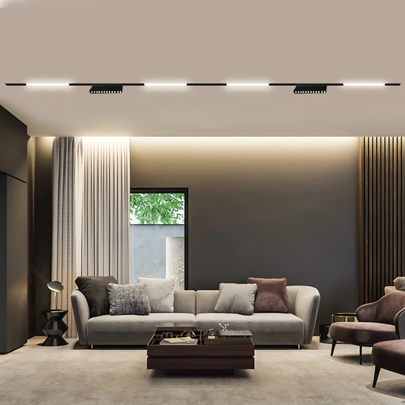 DA-LI-Dimmalbe-LED-track-Light-Full-Set-Plastering-Embedded-Rail-Track ...