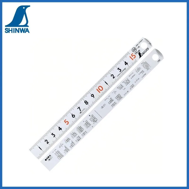 SHINWA Penguin Stainless Steel Ruler 1Pc (10/15/30cm) - JIS Industrial ...