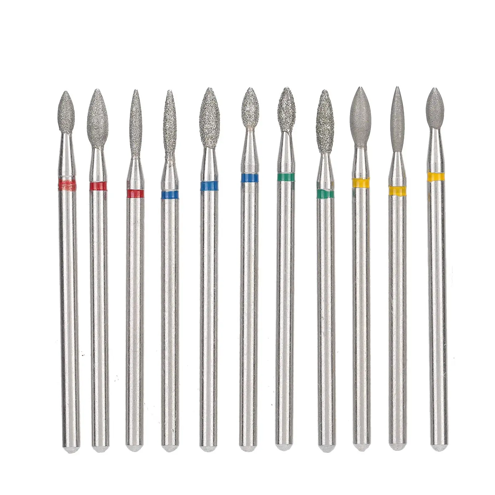 3-32-Diamond-Nail-Drill-Bits-Flame-Bit-Cuticle-Care-for-Acrylic-Gel ...
