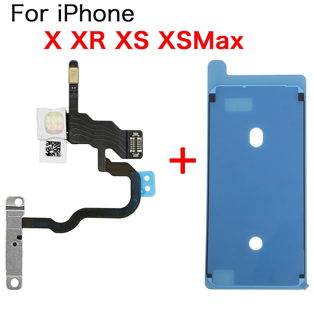 Power-Button-Flex-For-iPhone-X-XR-XS-Max-LED-Flash-Light-With ...