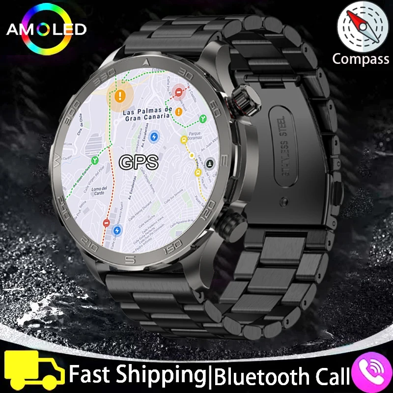For-Huawei-GT-PRO-Smart-Watch-Men-Watch-4-Pro-AMOLED-Bluetooth-Call-GPS ...