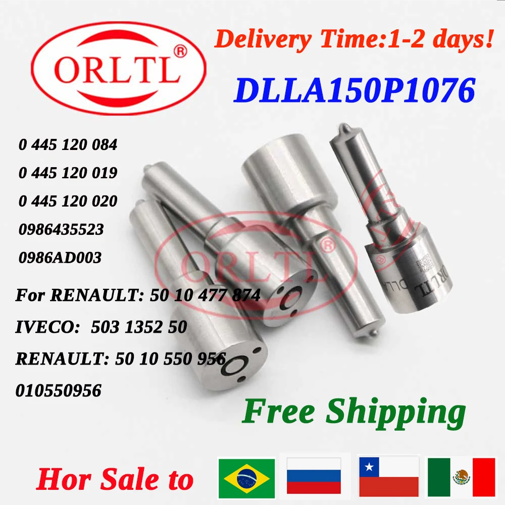 4 Pieces Dlla150p1076 Diesel Nozzle 0433171699 Auto Repair Kits For ...