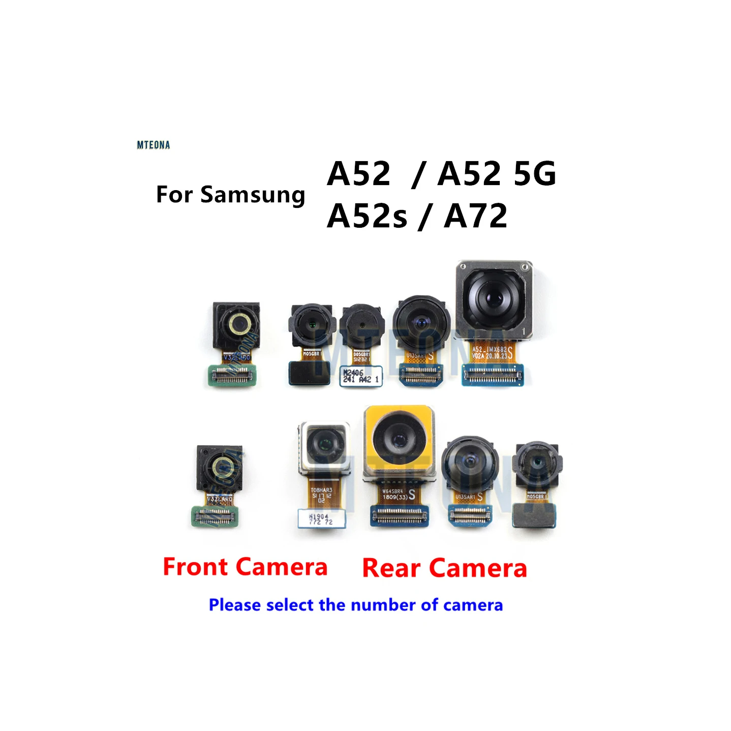 For Samsung Galaxy A52 A72 A52S 5G Front Rear Camera Selfie Frontal ...