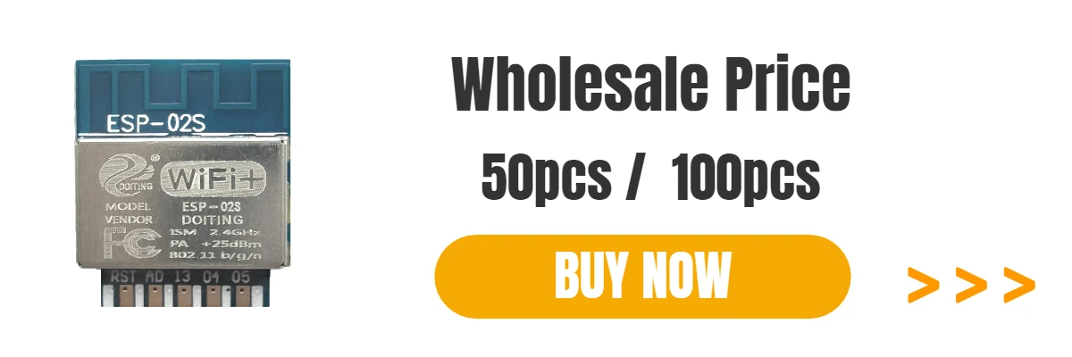 Wi-Fi Module ESP-02S TYWE2S Serial Golden Finger Package ESP8285 Wirel ...