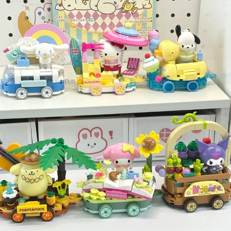 Keeppley-Building-Blocks-Sanrio-Kuromi-Hello-Kitty-Cinnamoroll-Pochacco ...