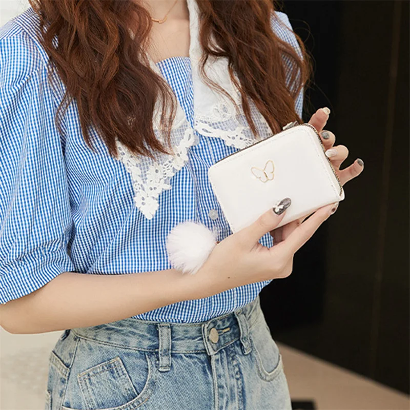 Women-Short-Wallet-PU-Leather-Large-Capacity-Lady-Coin-Purse-Cards ...