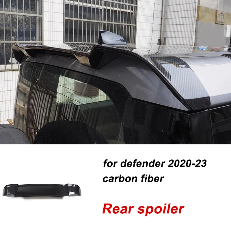 Exterior-Parts-Carbon-Fiber-Rear-Spoiler-for-Land-Rover-Defender-90-110 ...