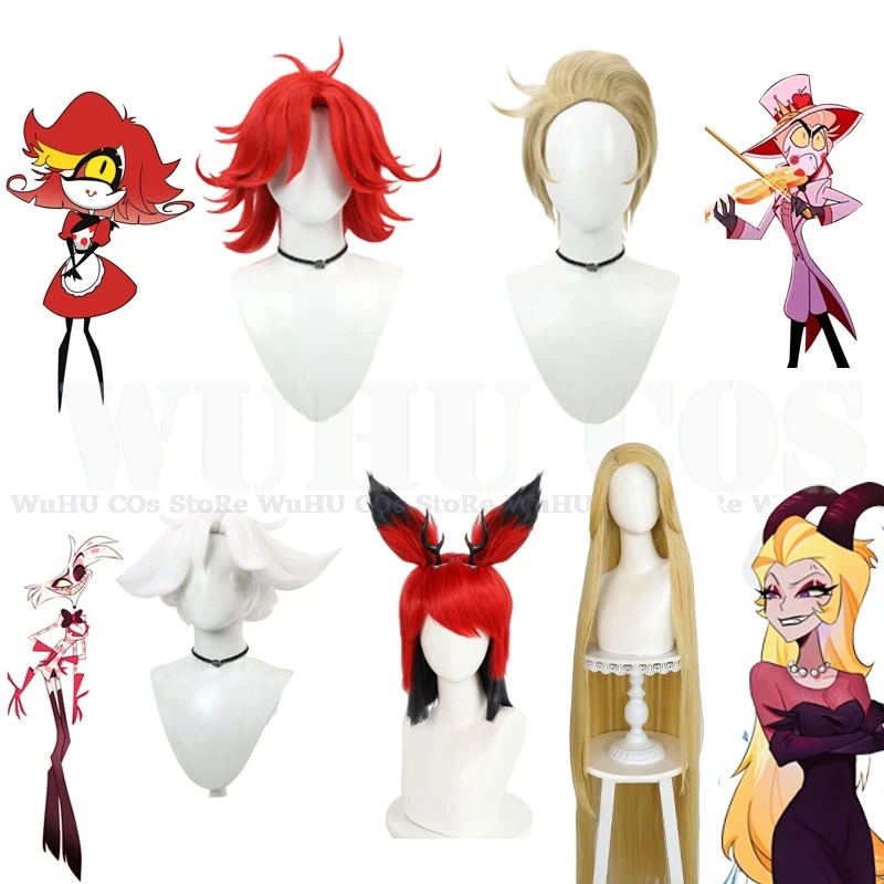 ReadyStock-hasbin Cosplay Hotel Dust Angel Cosplay Angel Wig Niffty ...