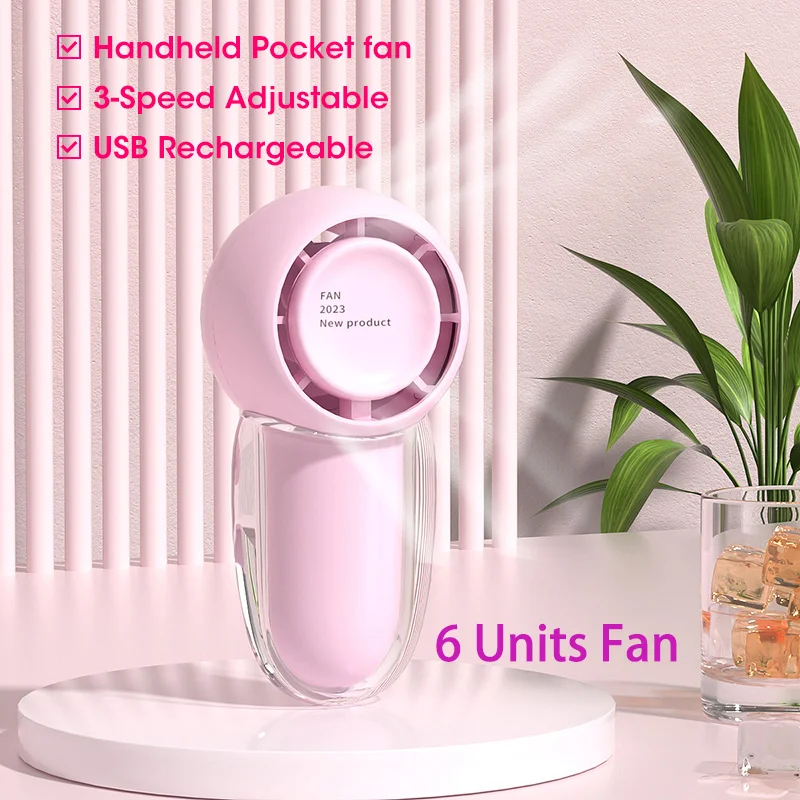 6-Sets-Handheld-Pocket-Fan-Dropshipping-Portable-USB-Rechargeable-3 ...