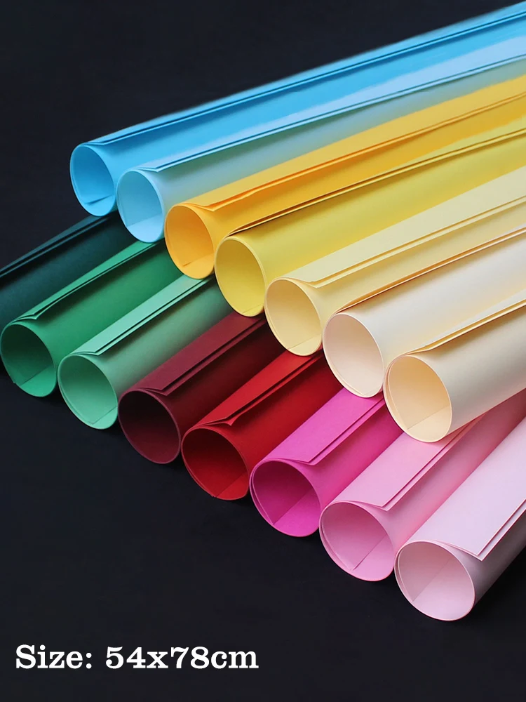 26 Color Thicken Paperboard Matte Surface Background Paper Decoration ...