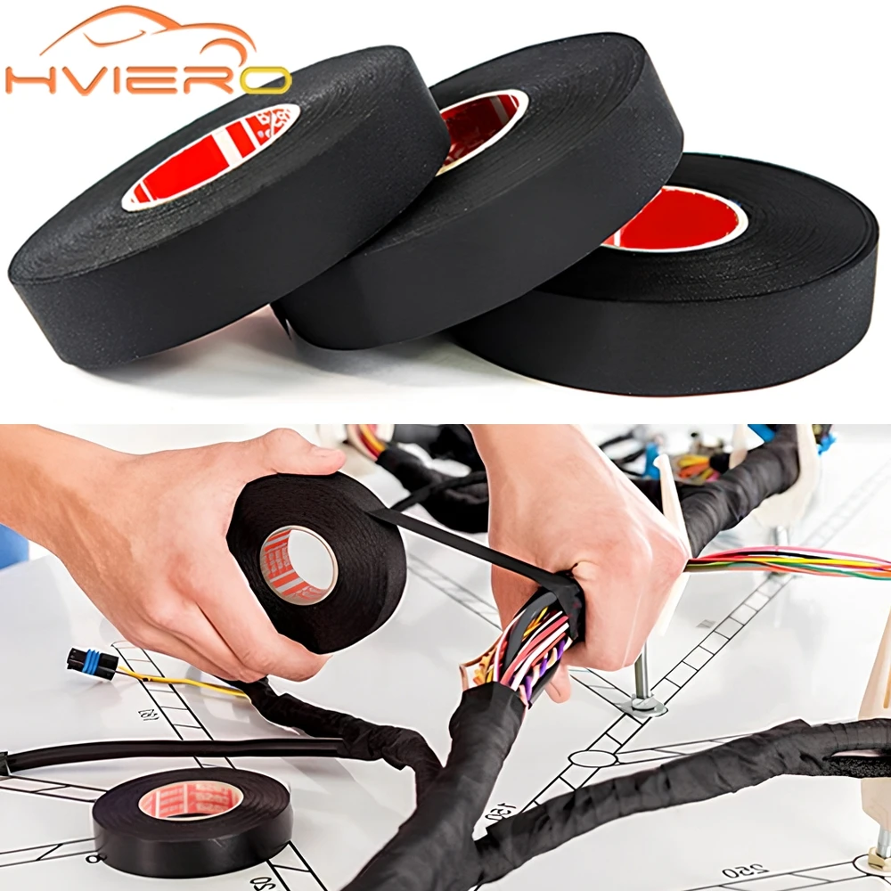 15M 20M Heat-resistant Flame Retardant Adhesive Cloth Tape for Car ...