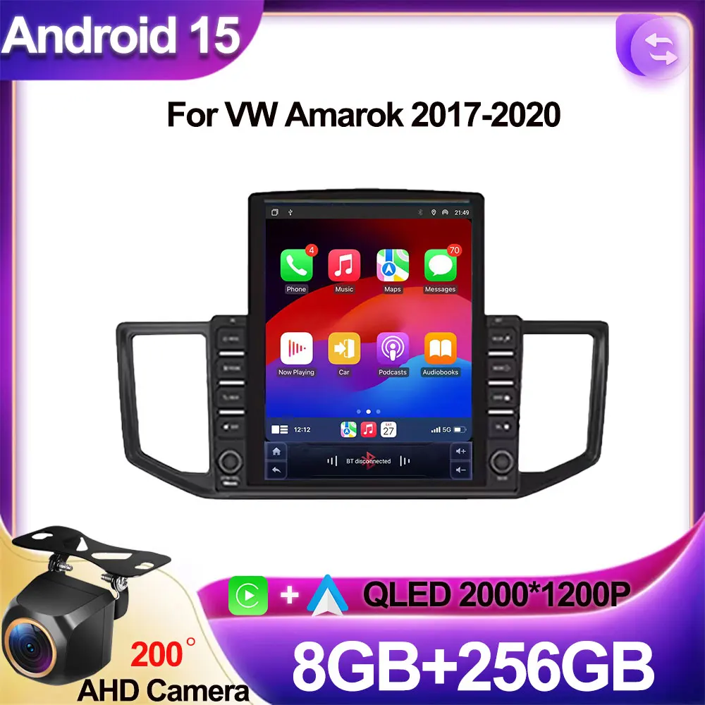 9.7inch Carplay Android 15 Car AUTO Radio For VW Amarok 2017-2020 ...