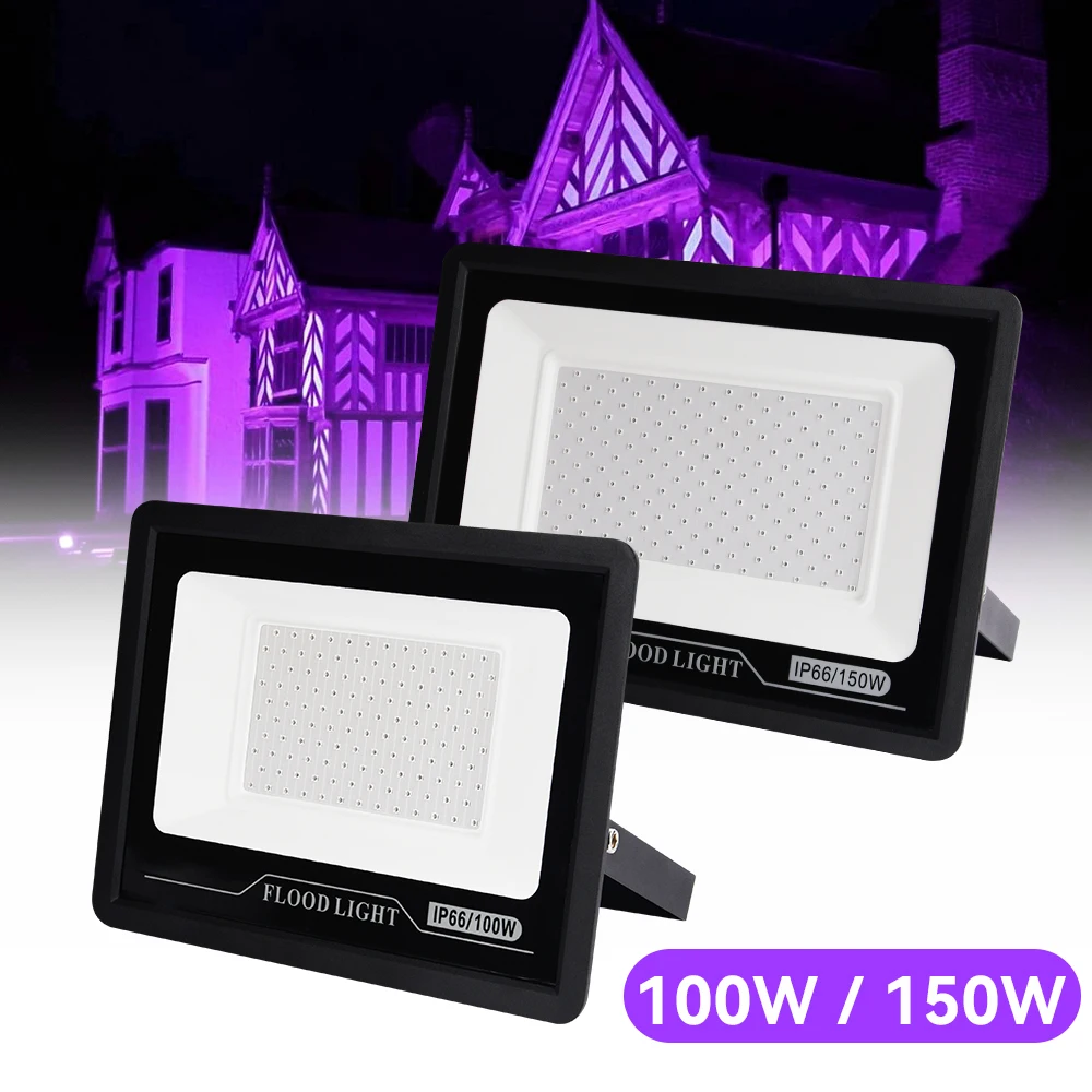 UV-Flood-Light-30W-50W-150W-Outdoor-Building-Light-Ultraviolet ...