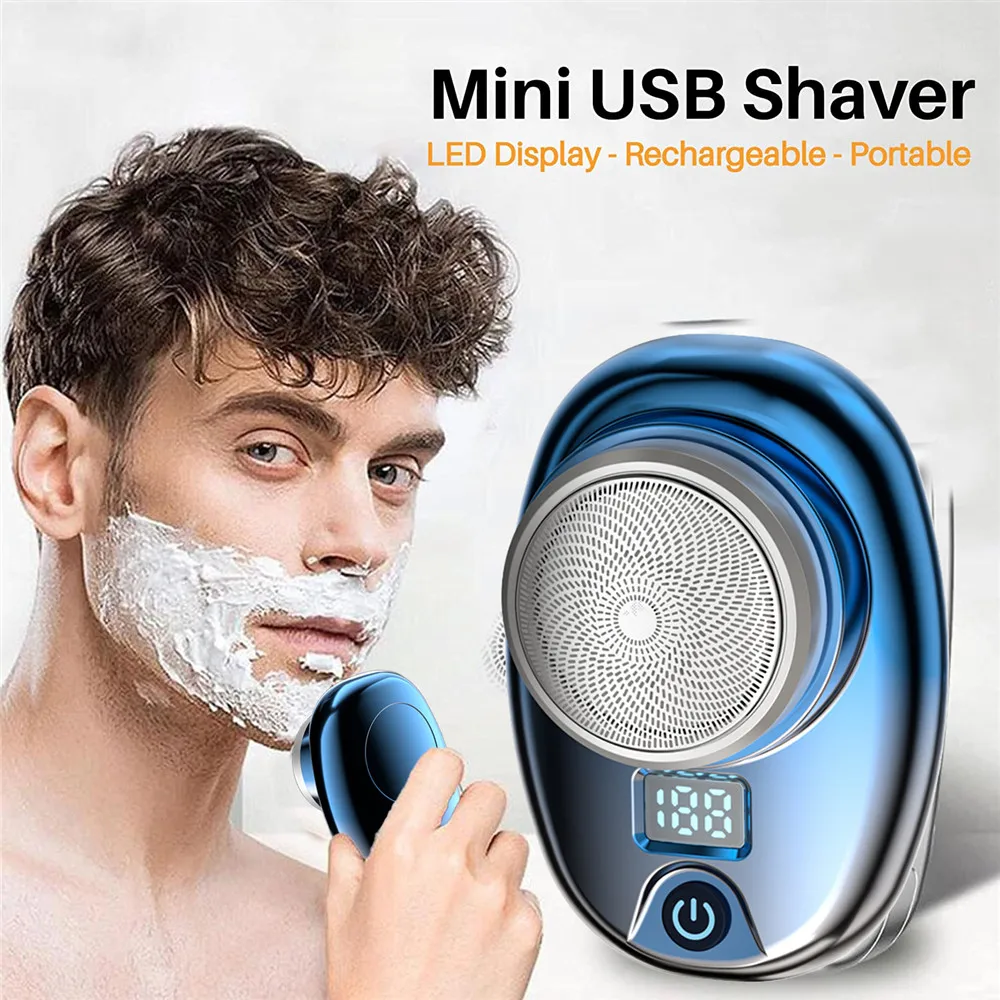 Mini-Electric-Travel-Shaver-For-Men-Pocket-Size-Washable-Rechargeable ...