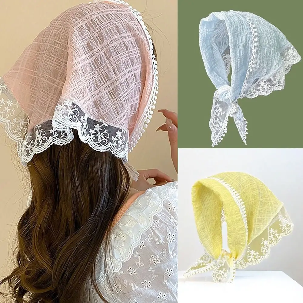 French-Style-Lace-Hair-Scarf-Travel-Beach-Photo-Hair-Accessories ...