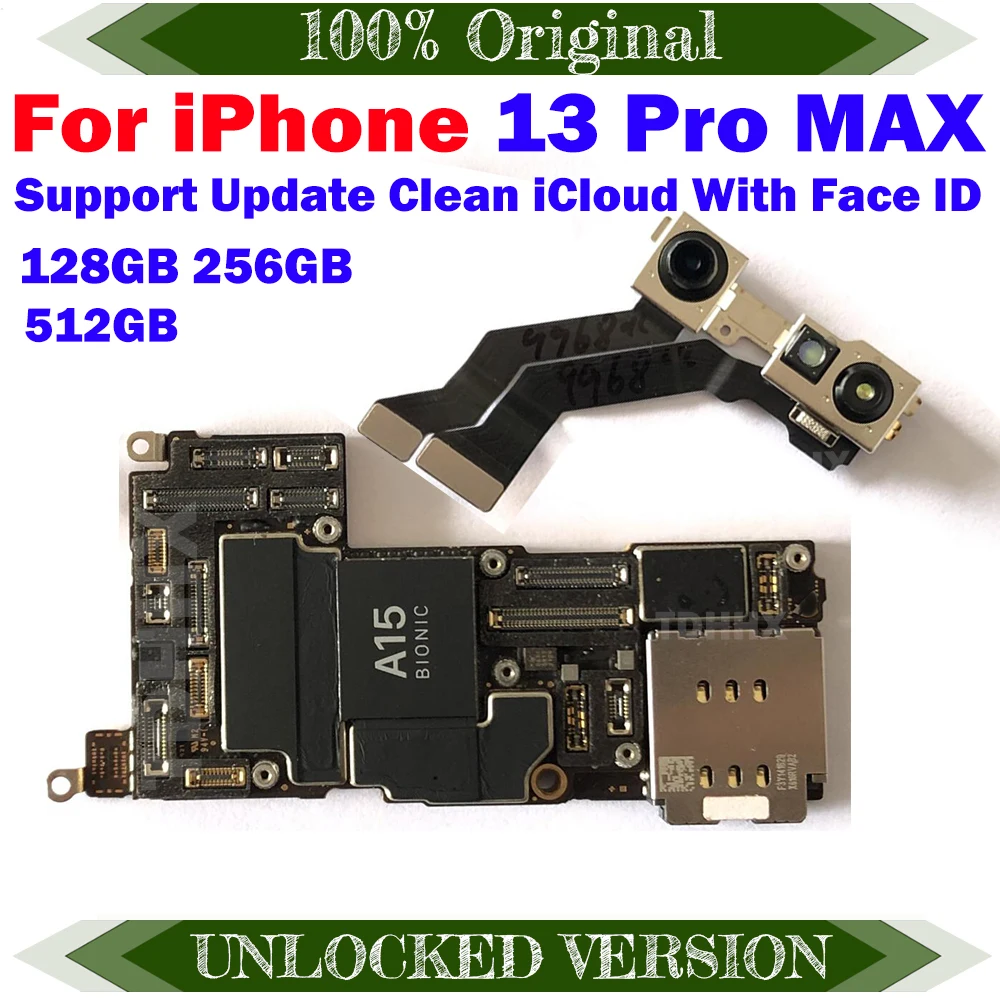 Fully-Tested-Mainboard-Clean-iCloud-For-iPhone-13-Pro-Max-Full-Working ...