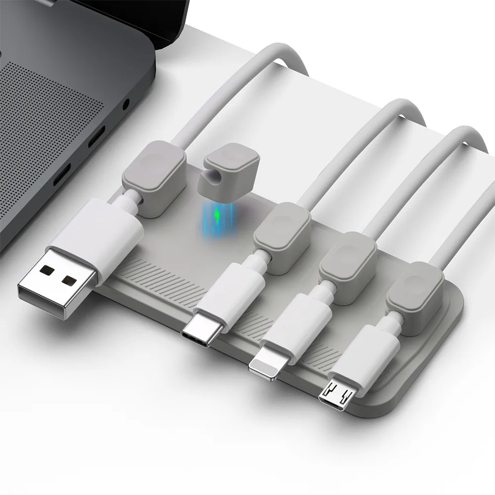 Magnetic-Cable-Management-Charger-Cable-Holder-for-Desktop-Wire ...