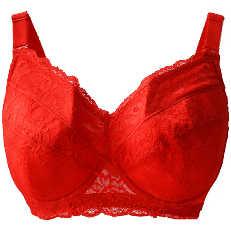 34-48-Bras-For-Women-s-Bra-Big-Large-Size-Push-Up-Bralette-Lace ...