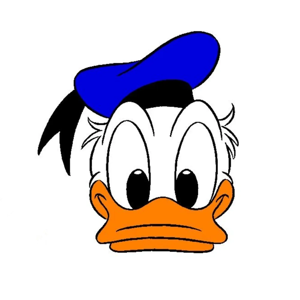 Donald Duck Stencil