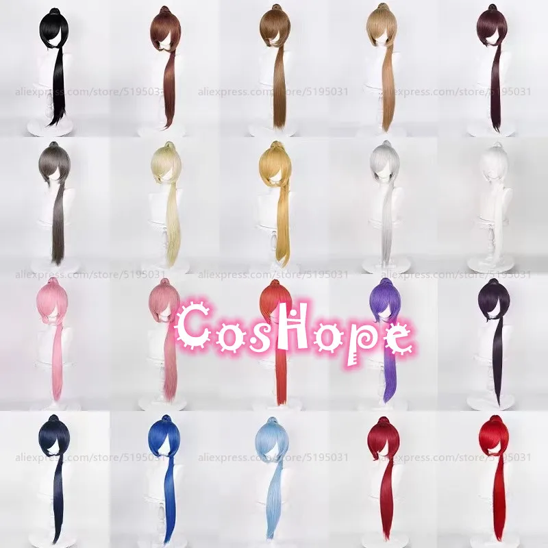 Pelucas-universales-largas-de-90cm-de-largo-rojo-azul-amarillo-Blanco ...