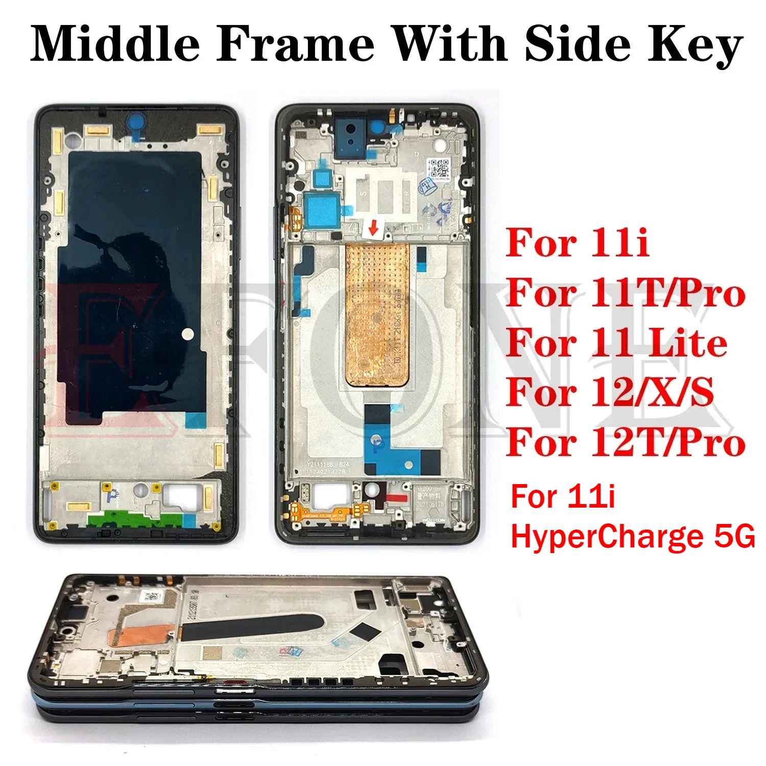 For Xiaomi Mi 11 11i 11T 12 12X 12S 12T Lite Pro HyperCharge Middle ...