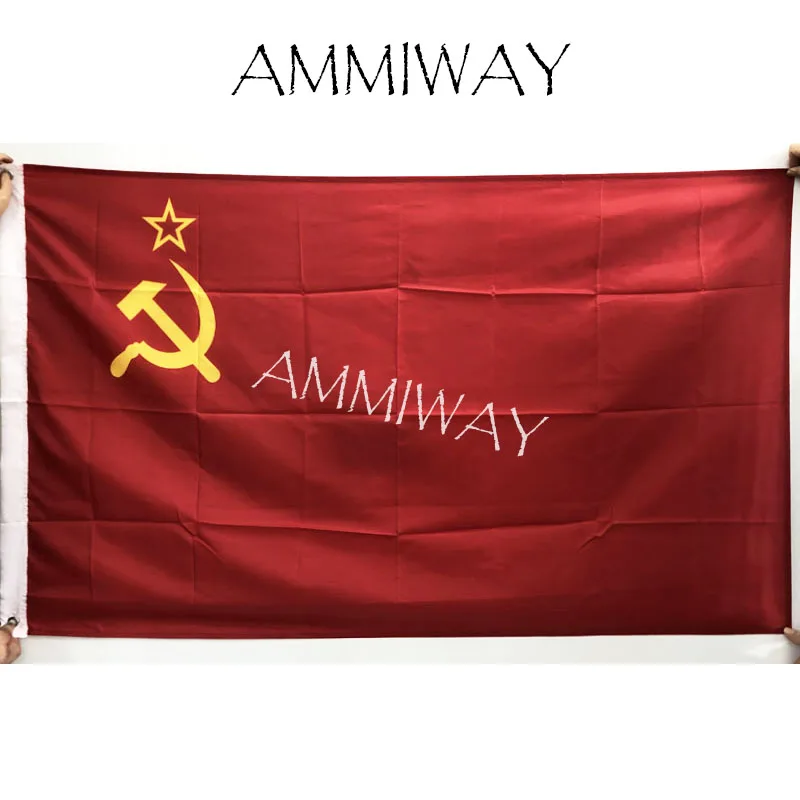 90x150cm Russia Red Revolution Union Of Soviet Socialist Republics USSR ...