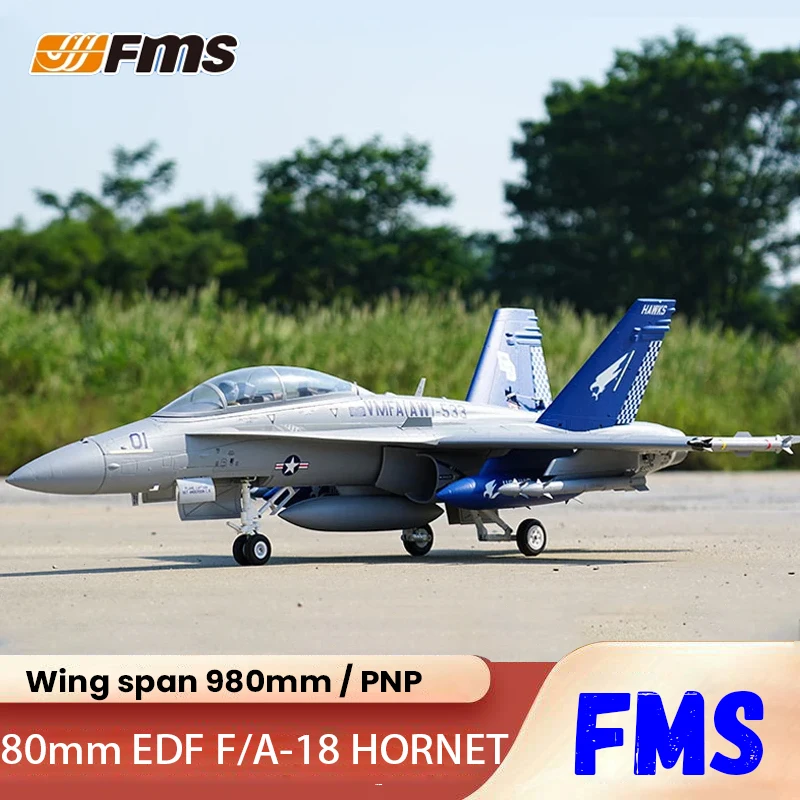 Fms-80mm-Edf-F-a-18-Pnp-Ducted-Fan-Edf-Jet-Remote-Control-Model ...