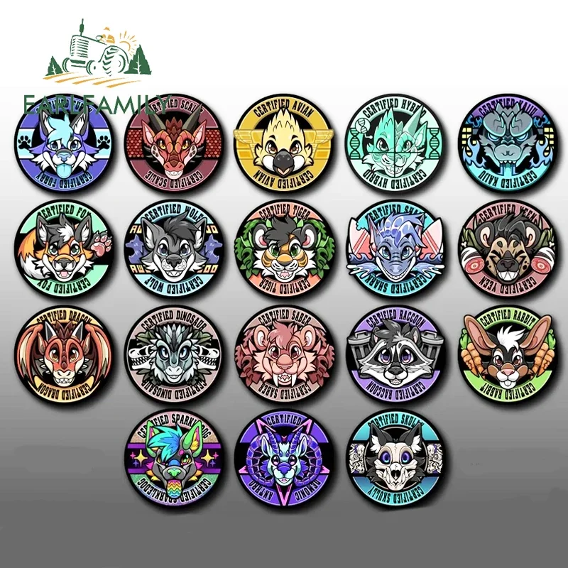 EARLFAMILY-13cm-for-Furry-Sign-Vinyl-Car-Sticker-Car-Accessories-Decal ...