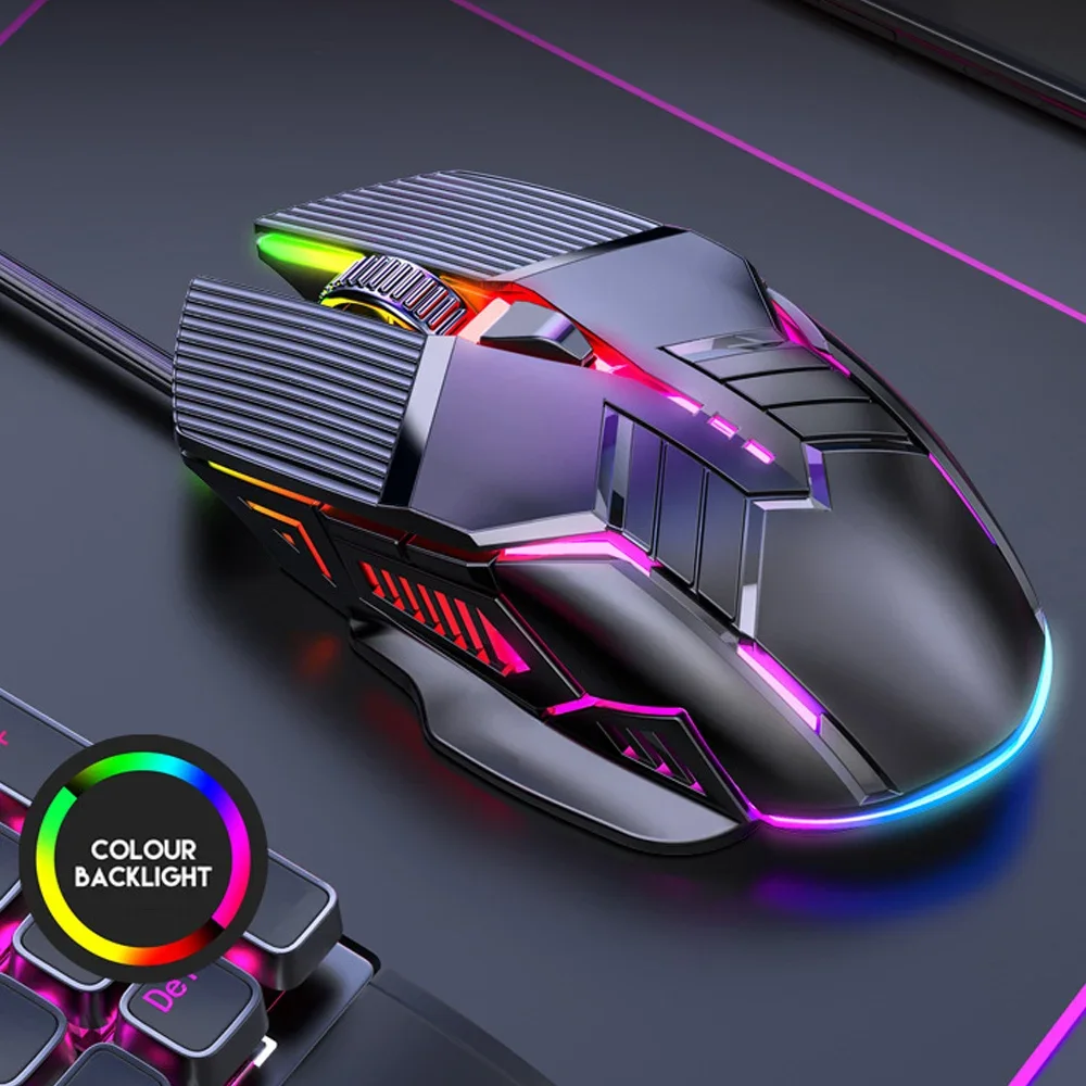 Ergonomic-Wired-Gaming-Mouse-3200-DPI-USB-Computer-Mouse-PC-Gamer-RGB ...