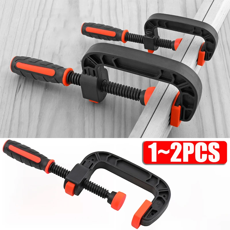 Woodworking-Clamp-G-Type-Strong-F-Type-Splint-Flat-Nylon-Clamping ...