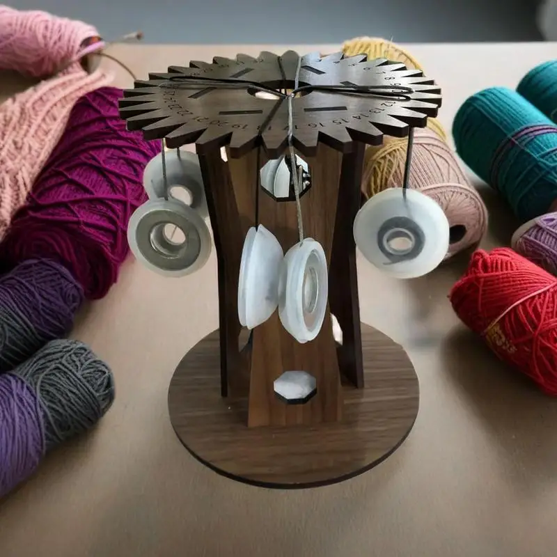 Round-Thread-Weaving-Disk-Wood-Kumihimo-Braiding-Disk-DIY-Rope-Cord ...