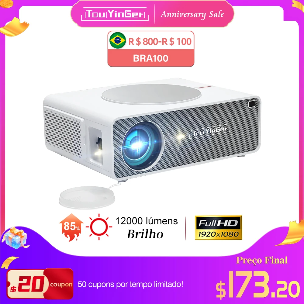 TouYinger-Q10-Projector-Full-HD-Home-Theater-Cinema-12000-Lumens-LED ...